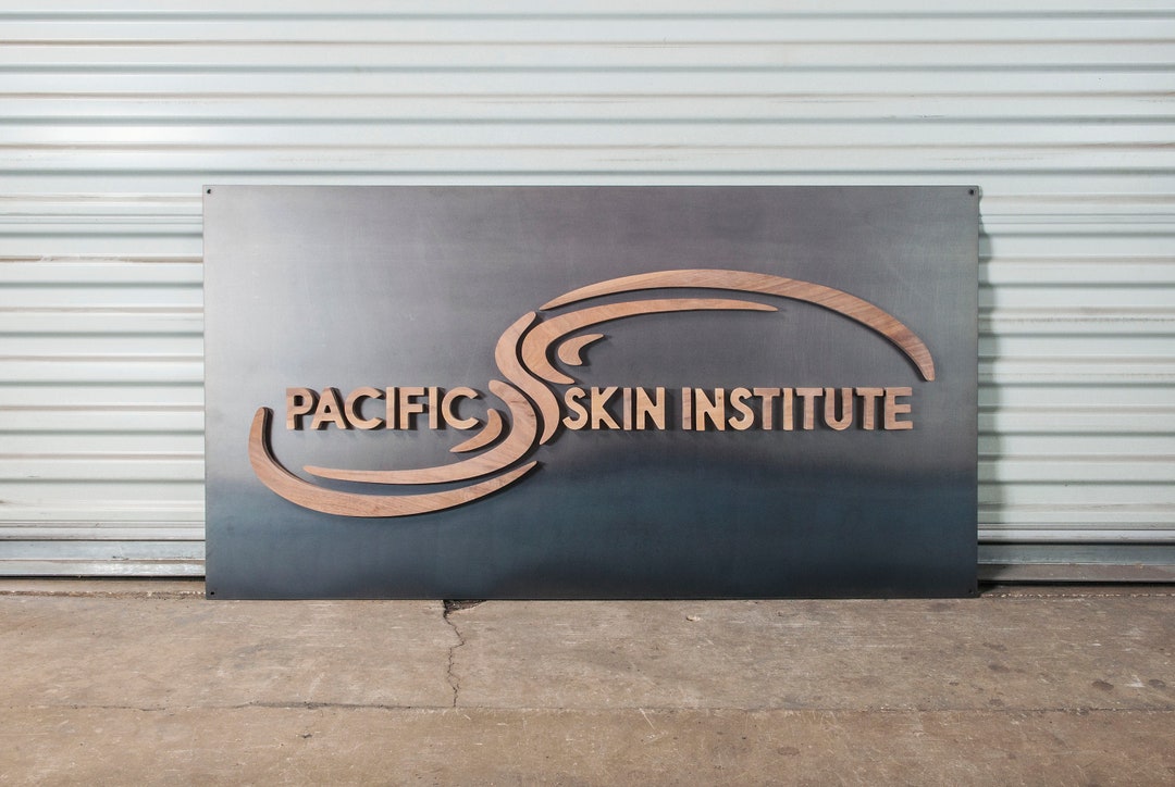 Custom Business Sign, Large Logo Sign, Metal Business Sign, Marketing ...