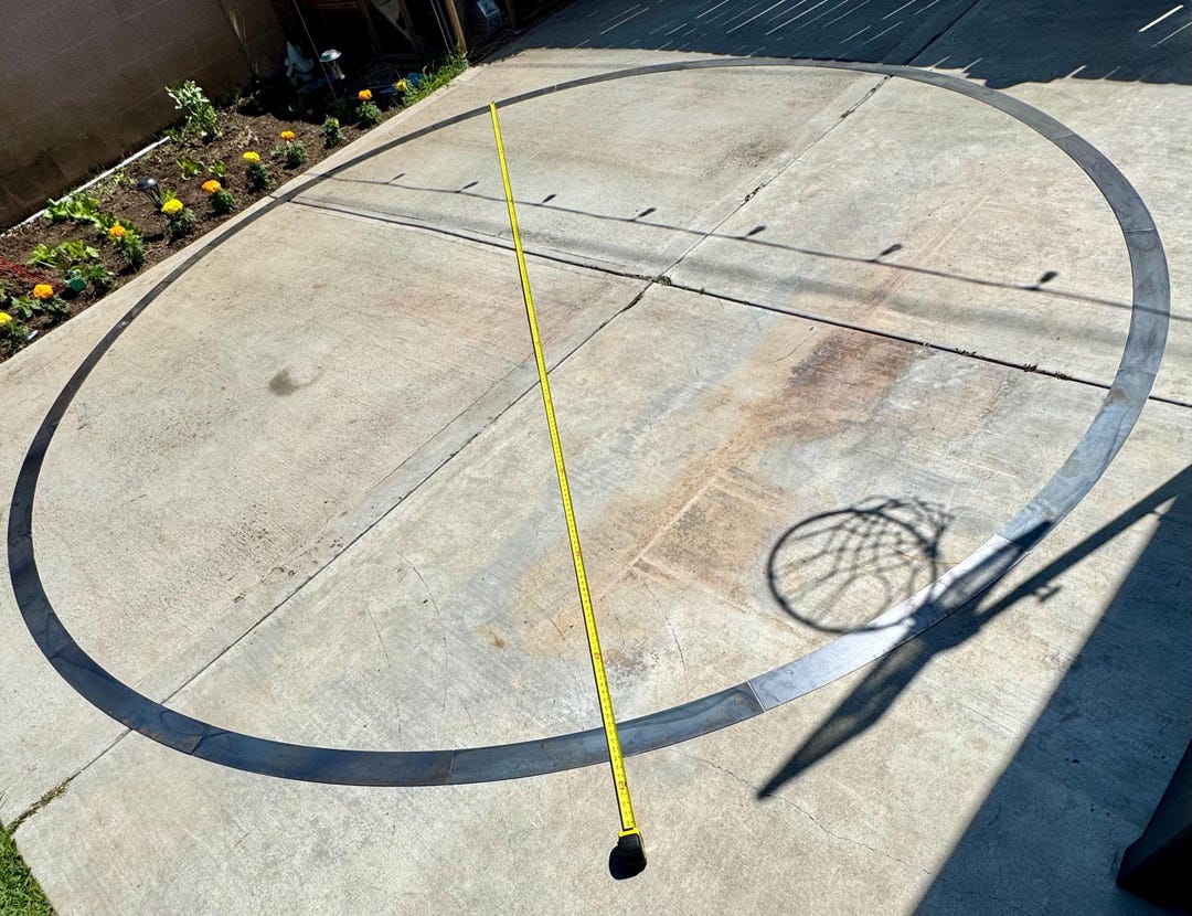 Large Metal Round Hoop | Custom Steel Circle | CNC Laser Cut Hot Rolled ...