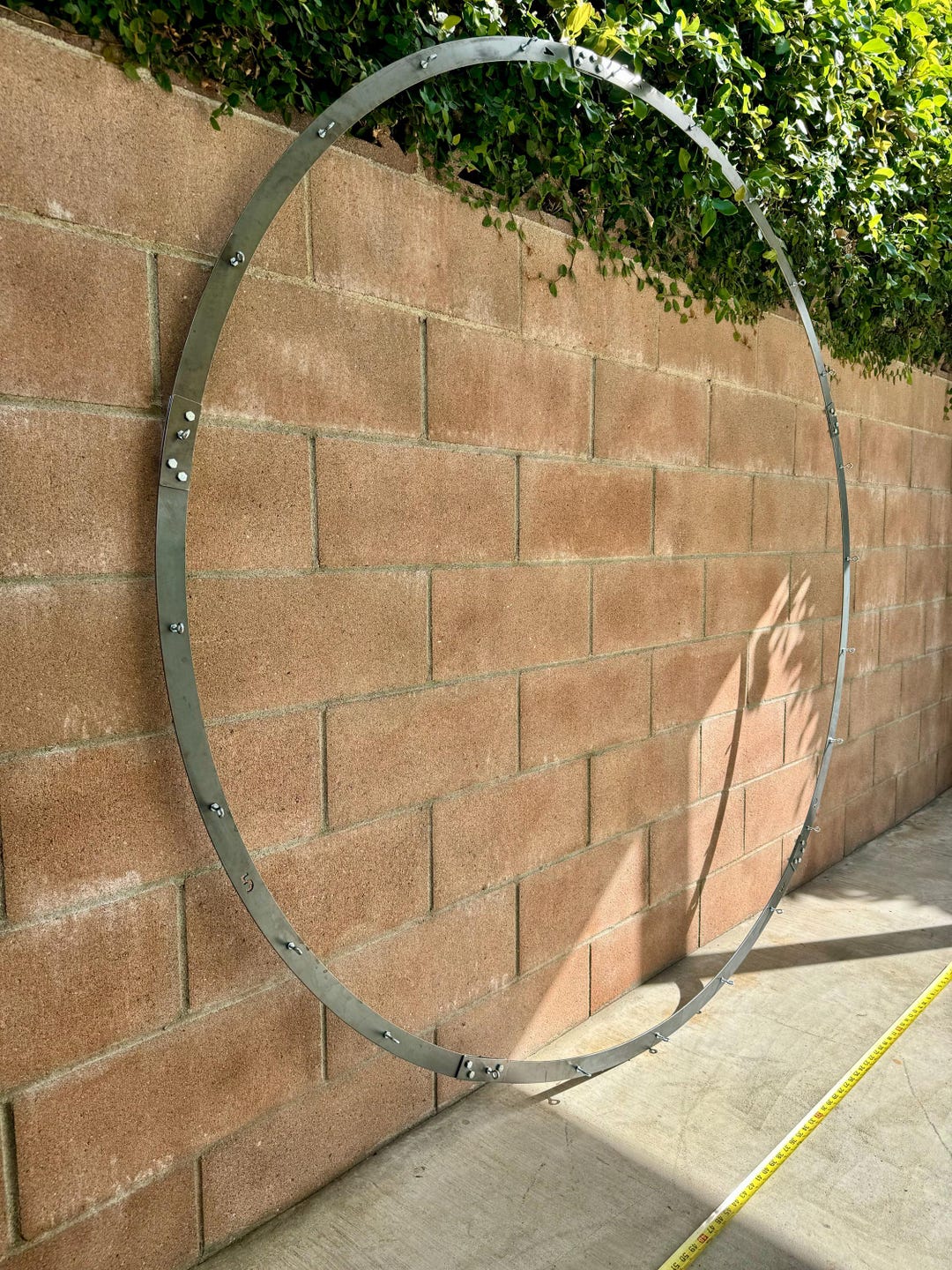 Metal Hoop for Christmas Light Tree | Custom Large Metal Hoop | Circle ...