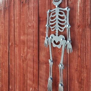 Skeleton, 3 Foot Tall Metal Skeleton, Custom Halloween Decorations, CNC ...
