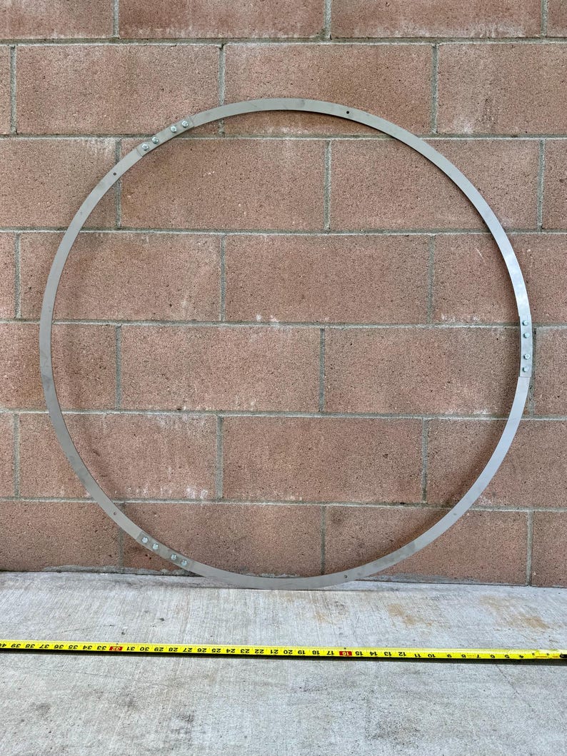 Large Metal Hoop Frame – Custom Sizes & Shapes | Steel, Aluminum ...