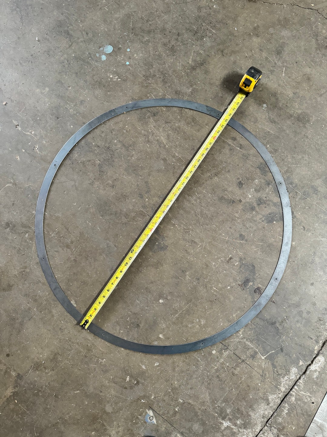 Large Metal Round, Large Metal Hoop, Round Metal Frame, Custom Metal ...