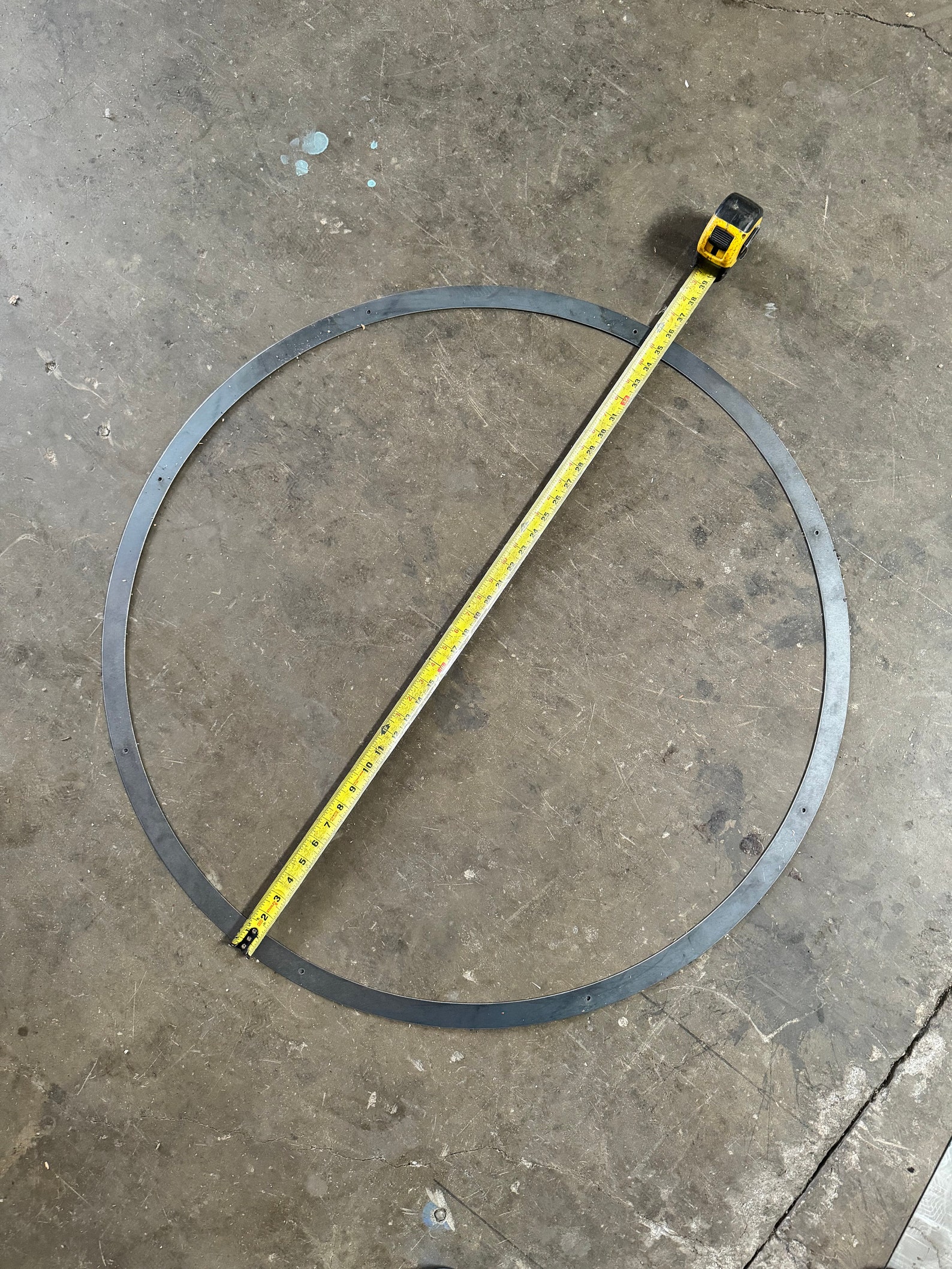 Large Metal Round, Large Metal Hoop, Round Metal Frame, Custom Metal ...