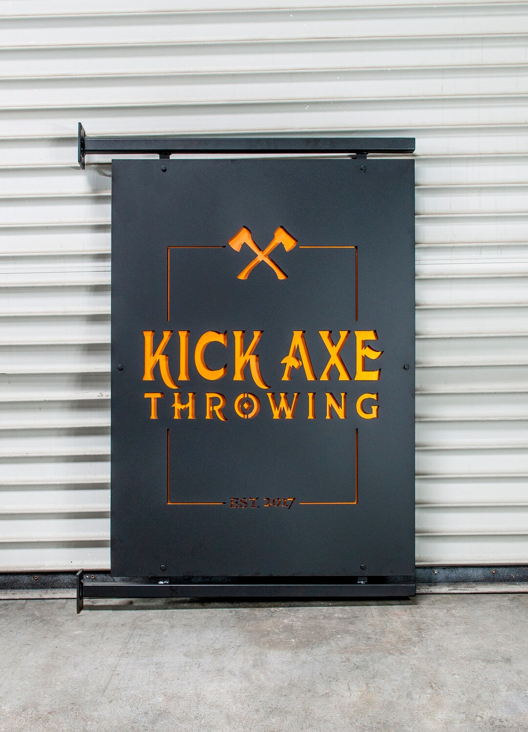 Custom Metal Logo Sign, Metal Business Sign, Business Signage, Large ...