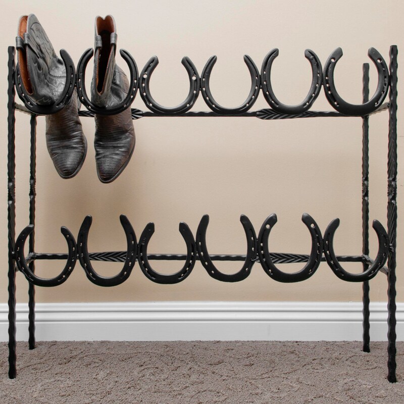 Horseshoe Boot Rack - Etsy