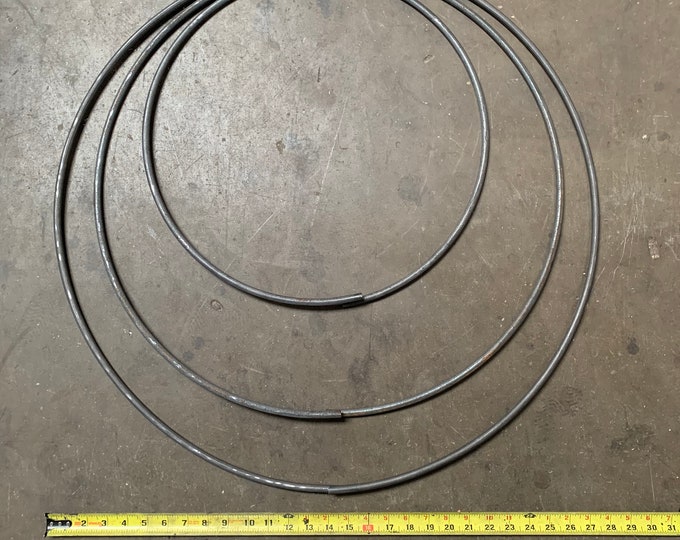 Large Metal Round, Large Metal Hoop, Round Metal Frame, Custom Metal ...