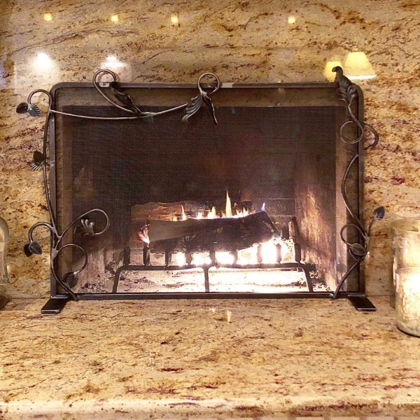 Fireplace Cover Screen Insert - Etsy