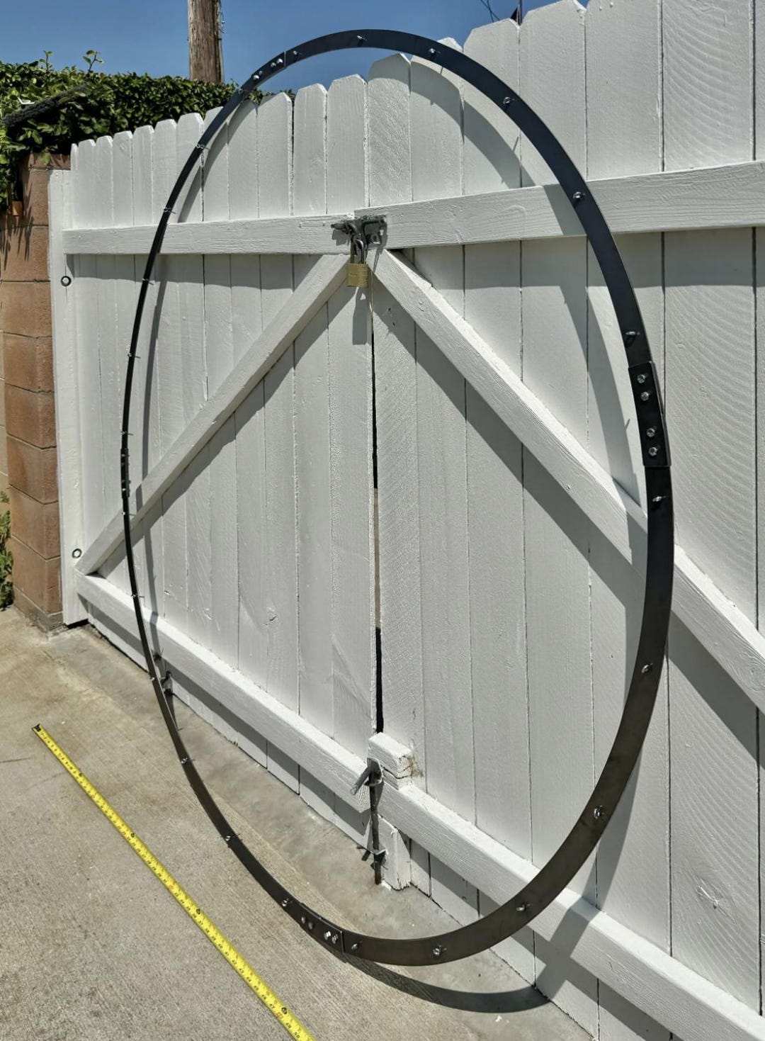 Metal Hoop for Christmas Light Tree | Custom Large Metal Hoop | Circle ...