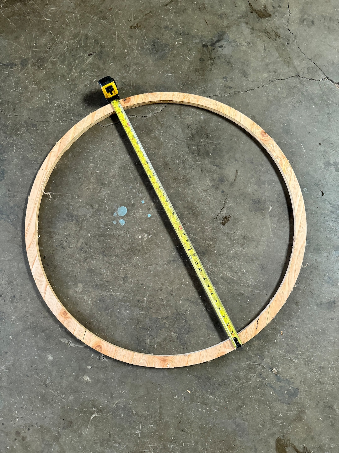 Large Wood Round, Large Wood Hoop, Round Wood Frame, Custom Wood Hoop ...