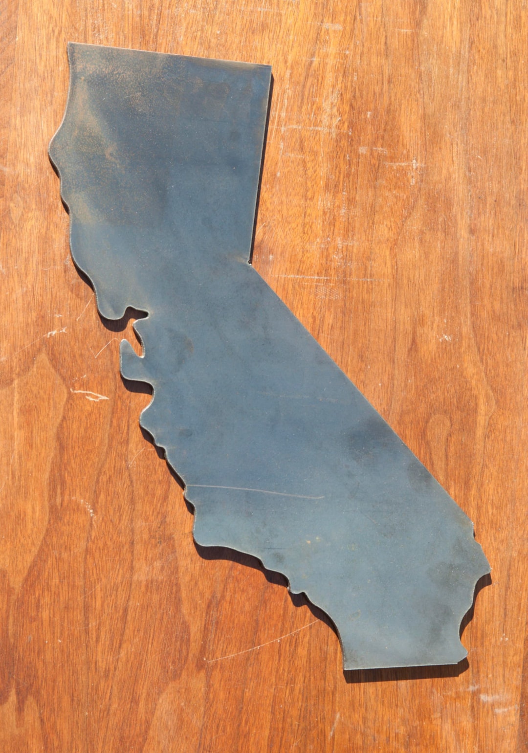 California Metal Cut Out, Metal Art, Hand Made, Raw Steel, NEW, Home ...