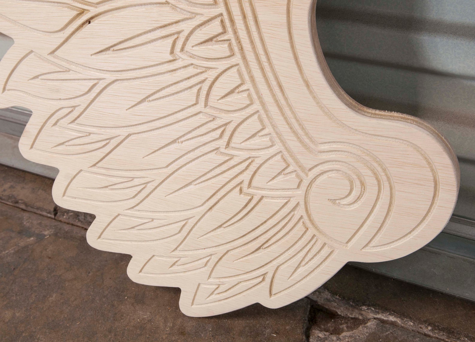 Custom Wood Carving, Wood Angel Wings, Business Sign, Angel Wings ...