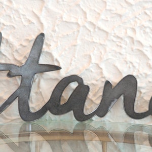 Chattanooga, Metal Wall Art, Metal Script 36 Wide and 9.5 Tall ...