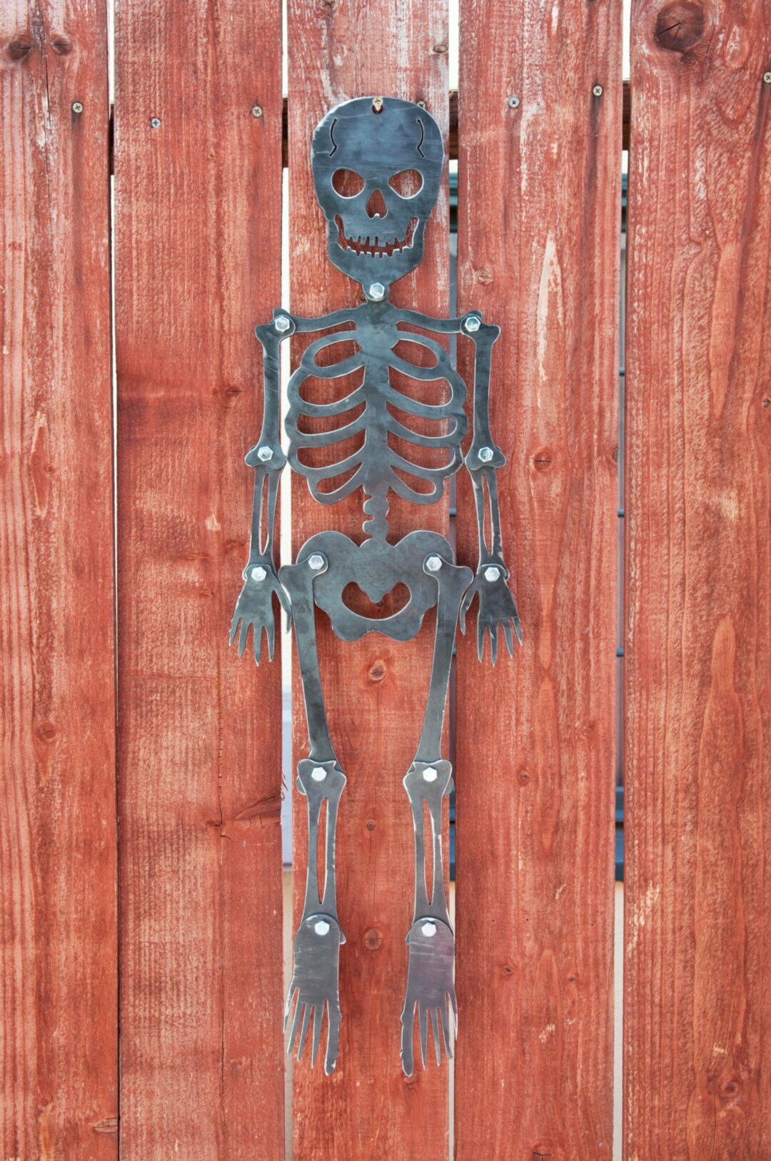 Skeleton, 3 Foot Tall Metal Skeleton, Custom Halloween Decorations, CNC ...