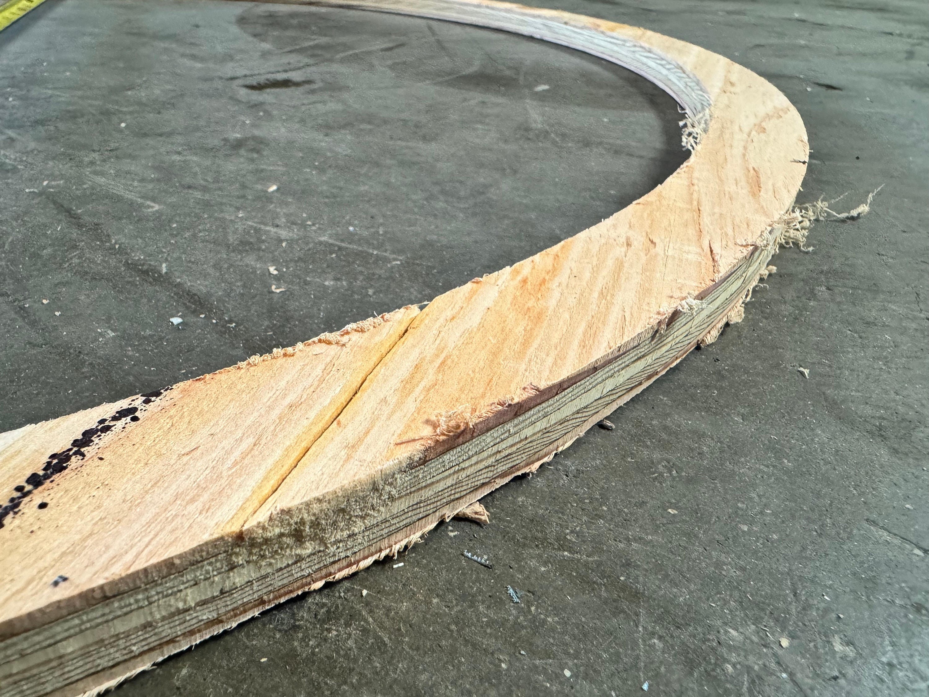 Large Wood Round, Large Wood Hoop, Round Wood Frame, Custom Wood Hoop ...