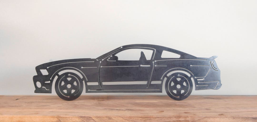 Metal Car Decor, Sports Car Art, Car Silhouette Art, Metal Car Art ...