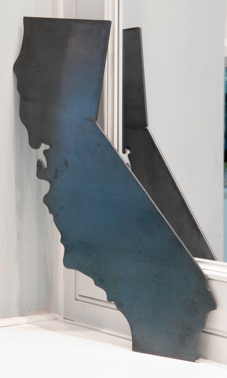 California Metal Cut Out Metal Art Hand made Raw Steel | Etsy