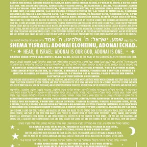 Bedtime Shema Prayer - Digital Print/poster - Etsy
