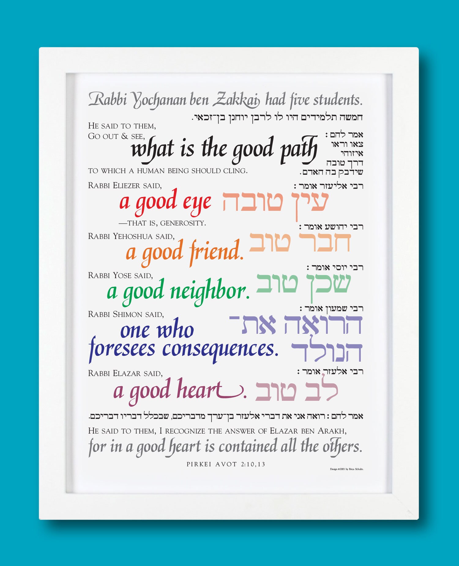 What is the Good Path Pirkei Avot Digital Print/poster - Etsy