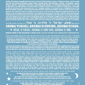 Bedtime Shema Prayer - Digital Print/poster - Etsy