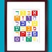 Hebrew Alphabet Rainbow 8x10 Print - Etsy