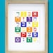 Hebrew Alphabet - Rainbow - 8x10" Print - Etsy