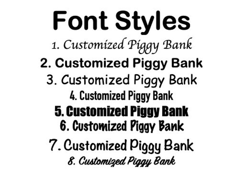 Personalized Ceramic Piggy Bank - Extra Large - Etsy
