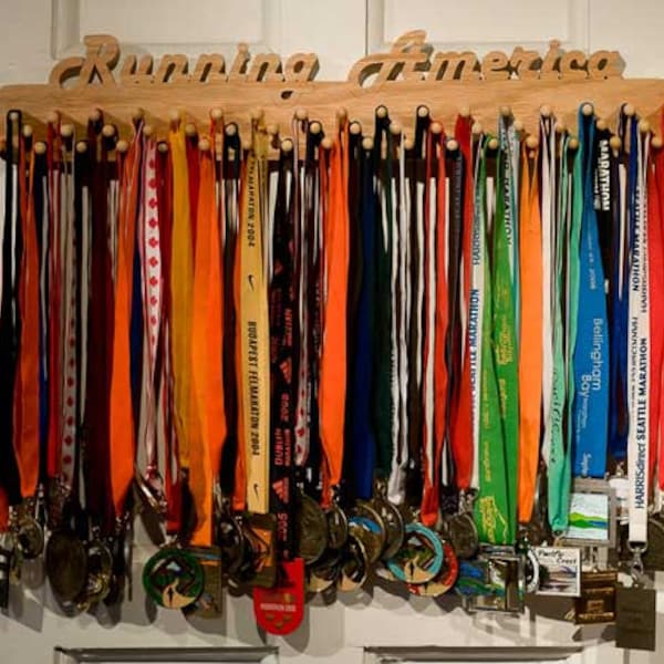 Running Medals Rack - Etsy