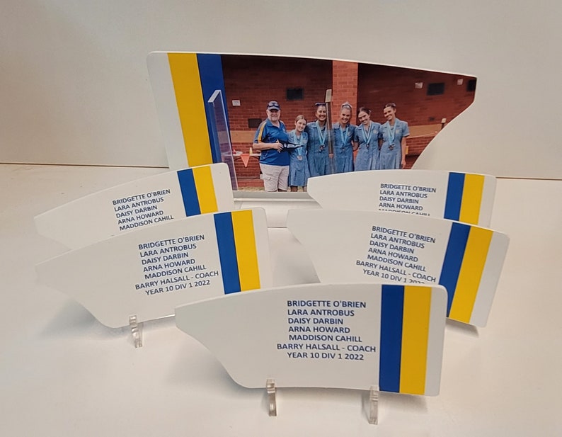 Personalized Crew Gift, Oar Blade Trophy for Team, Coxswain ...