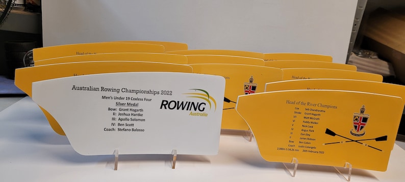 Regatta Award for Rowers, Rowing Oar Blade Trophy, Coach's Appreciation ...