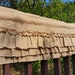 Custom Burlap Ruffle Curtian Rustic Burlap Kitchen Valance Burlap Decor ...