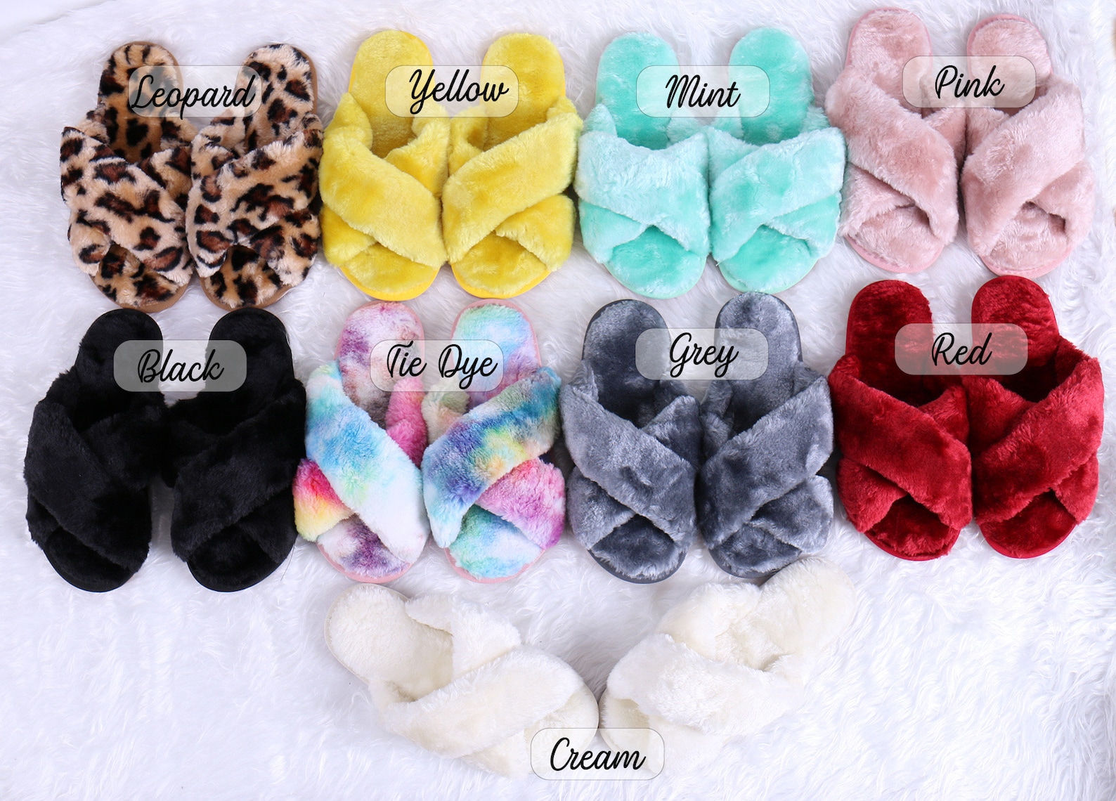 Personalized Fluffy Slipper Gifts for Women Girlfriend Wife ...