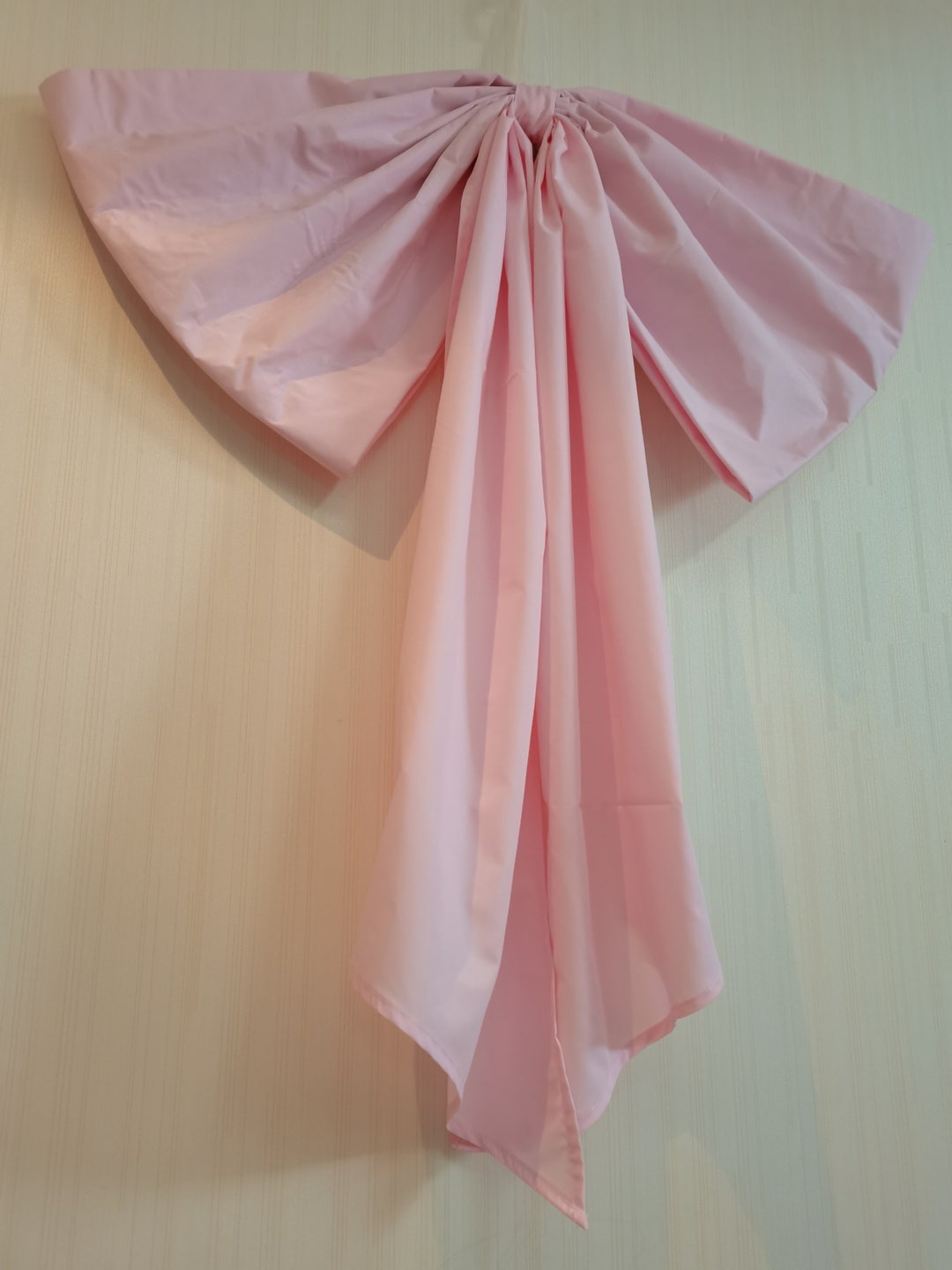 Custom Extra Big Bow, Pink Bow, ,blush Bow, Wall Bow (32inches Wide and ...