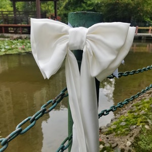 1pc Wedding Bow, Pew Bows, Home Bows, Formal Wedding Decor, Wedding ...