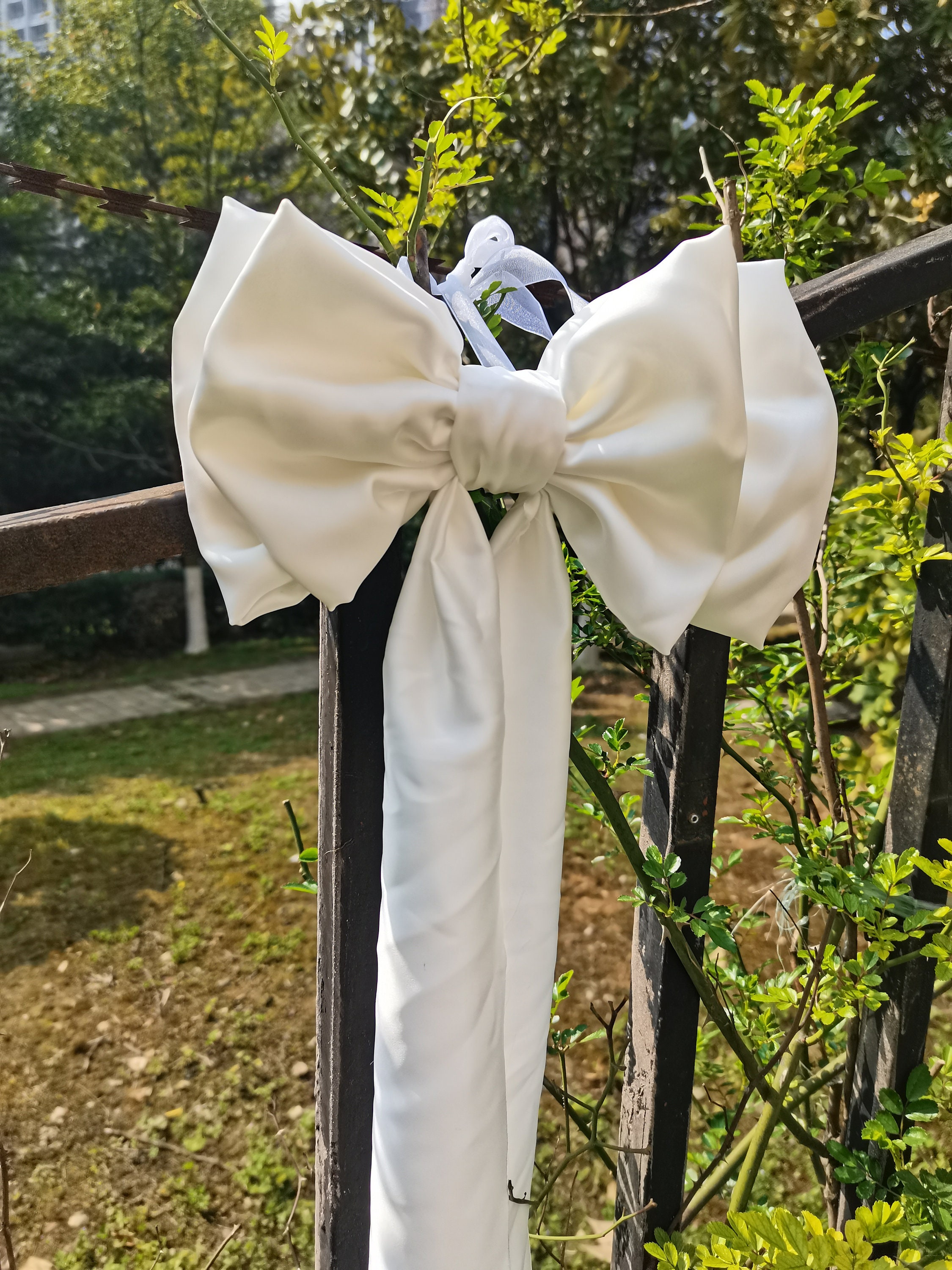 1pc Wedding Bow, Pew Bows, Home Bows, Formal Wedding Decor, Wedding ...