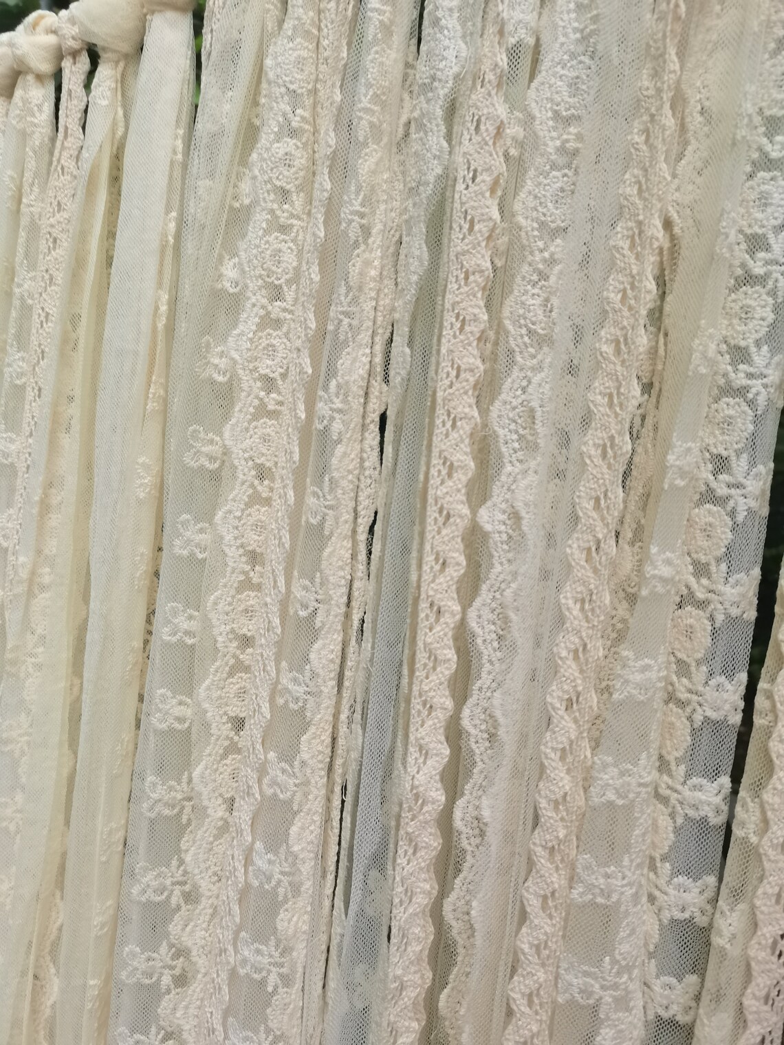 Custom Long Lace Curtain Backdrop Wedding Banner Valance - Etsy