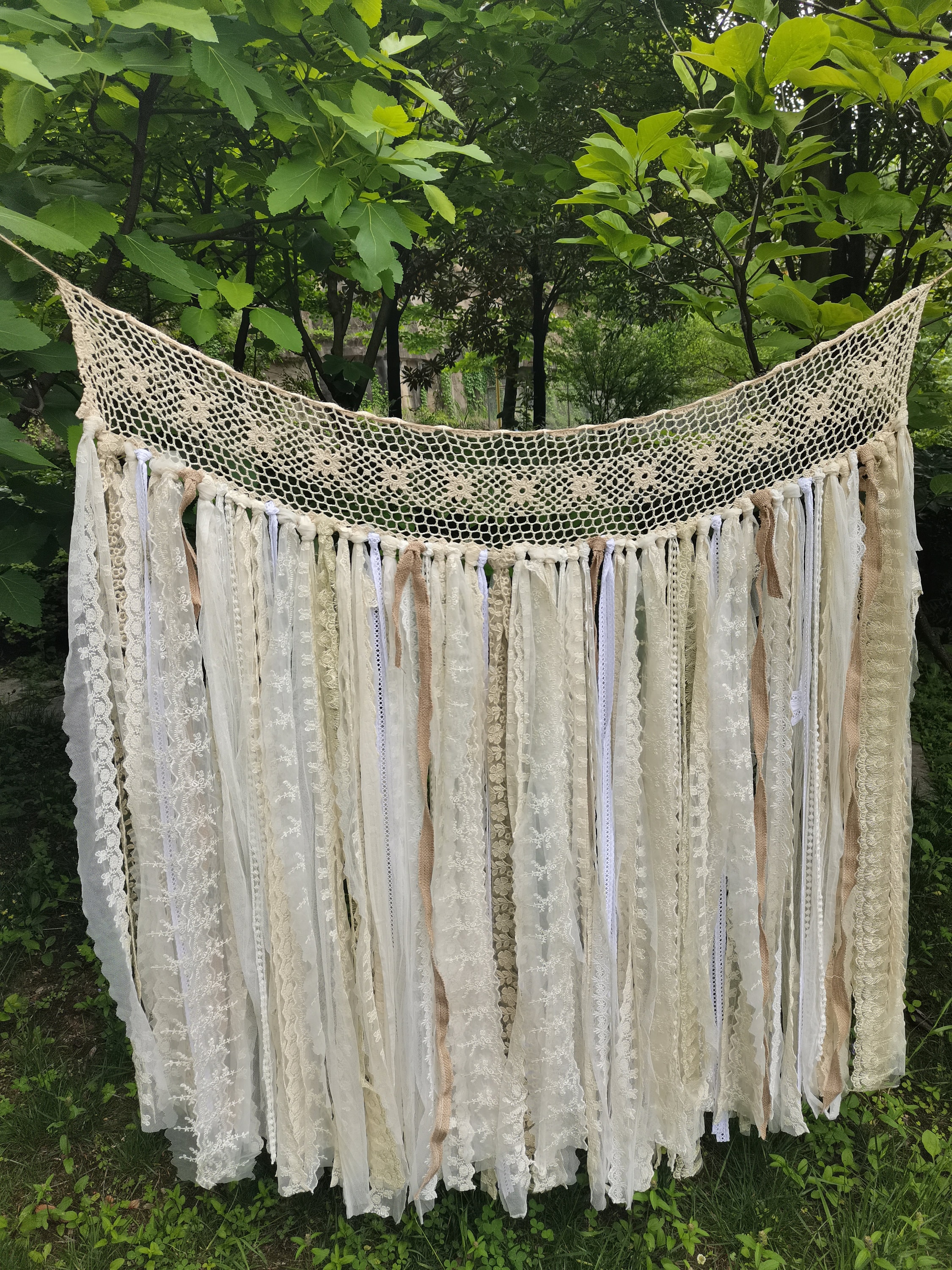 Custom Full Romantic Lace Backdrop Lace Wedding Garland | Etsy