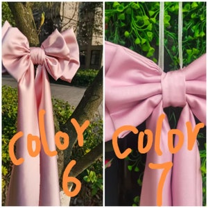 1pc Wedding Bow, Pew Bows, Home Bows, Formal Wedding Decor, Wedding ...