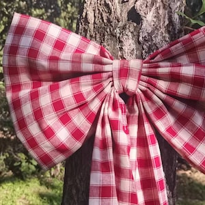 Custom Extra Big Bow, 100% Linen Bow, , Bow, Door Bow - Etsy