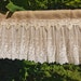 Romantic Lace Curtain Rustic Burlap Kitchen Valance Burlap Lace Decor ...