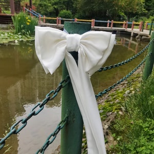 1pc Wedding Bow, Pew Bows, Home Bows, Formal Wedding Decor, Wedding ...