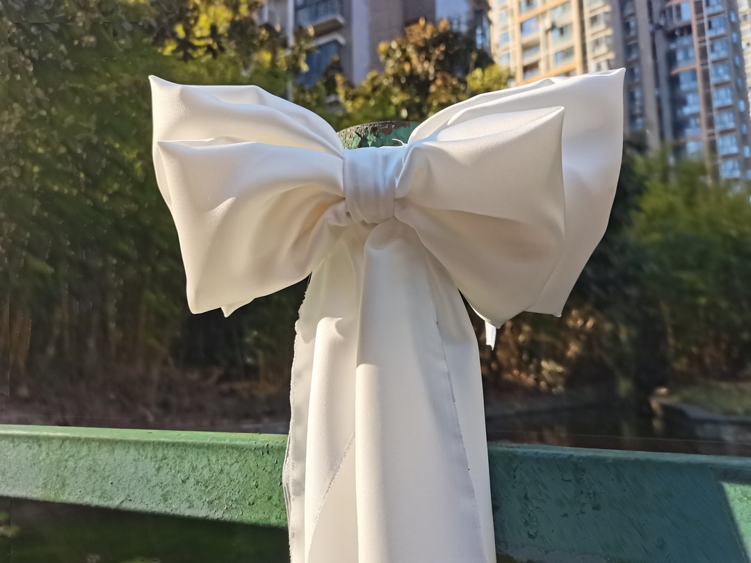 1pc Wedding Bow, Pew Bows, Home Bows, Formal Wedding Decor, Wedding ...