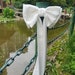 1pc Wedding Bow, Pew Bows, Home Bows, Formal Wedding Decor, Wedding ...