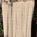 Custom Romantic Full Ivory Lace Door Curtain Bedroom Window Curtain ...