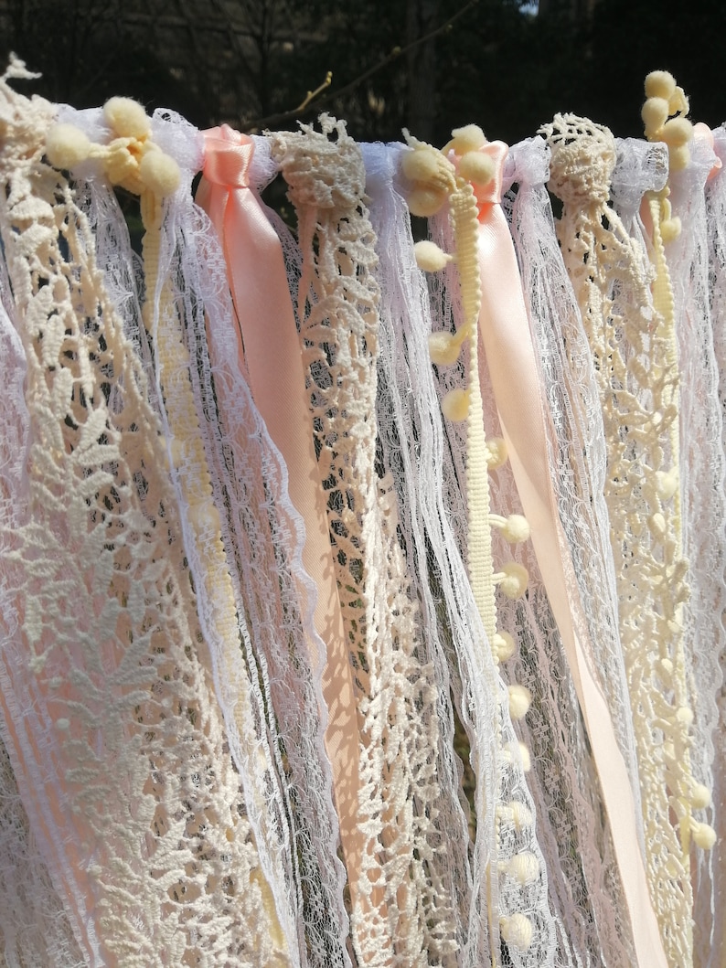 40inches Wide 84inches Long SHABBY Vtg Lace Backdrop Wedding - Etsy