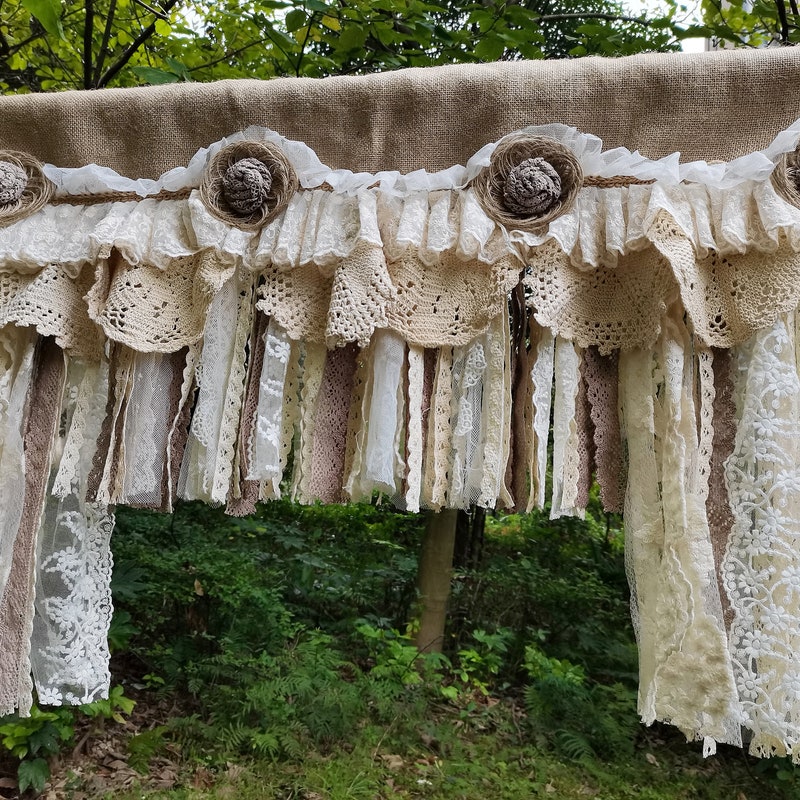 Grey Valance - Etsy