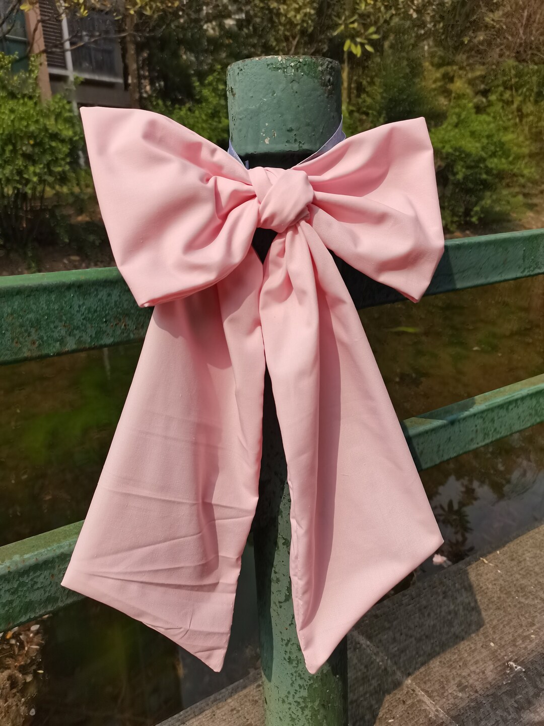 1pc Pink Bow, Valentines Wreath Bow, Nursery Bow, Wedding Bow, Finished ...