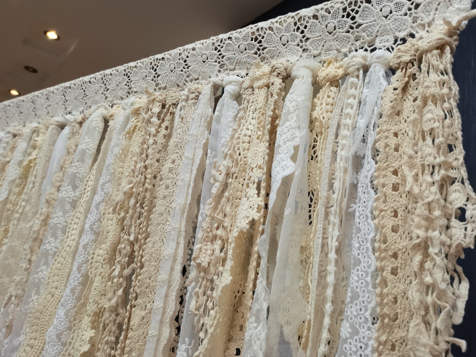 Custom FULL High Quality Romantic Lace Curtain Lace Kitchen | Etsy