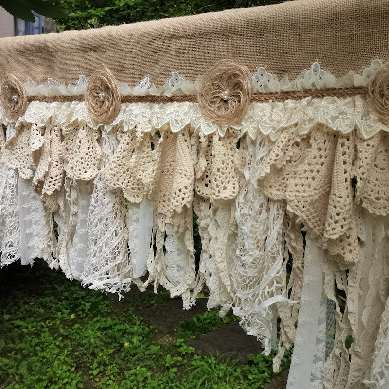 Custom Lace Cafe Curtain - Etsy