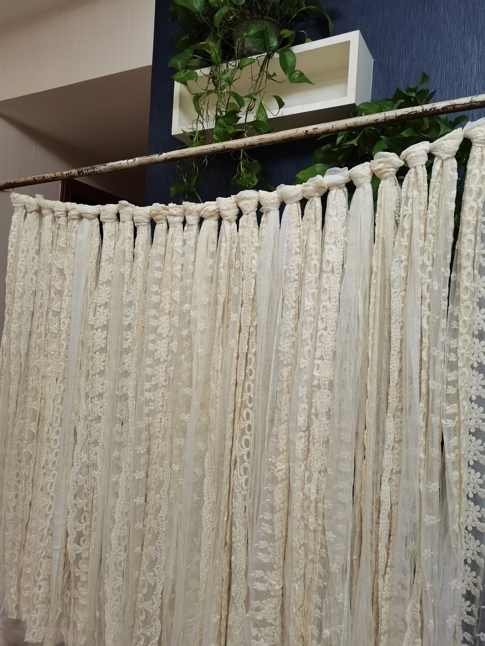 Custom Full Romantic Lace Backdrop Lace Wedding Garland Elegant Lace ...