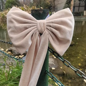 1pc Custom Extra Big Bow,red Velvet Bow, Christmas Tree Topper Bow ...